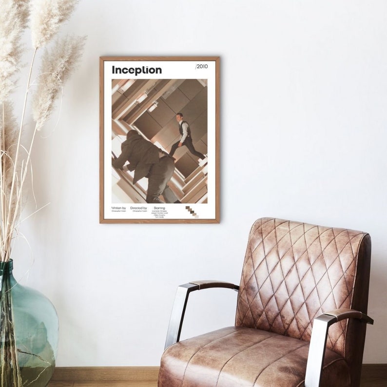 INCEPTION Movie Poster, Inception Poster Print, Inception Wall Decor ...