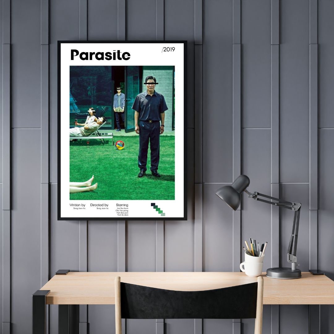 PARASITE Movie Poster, Parasite Poster Print, Parasite Wall Decor, Parasite Print, Vintage Retro ...