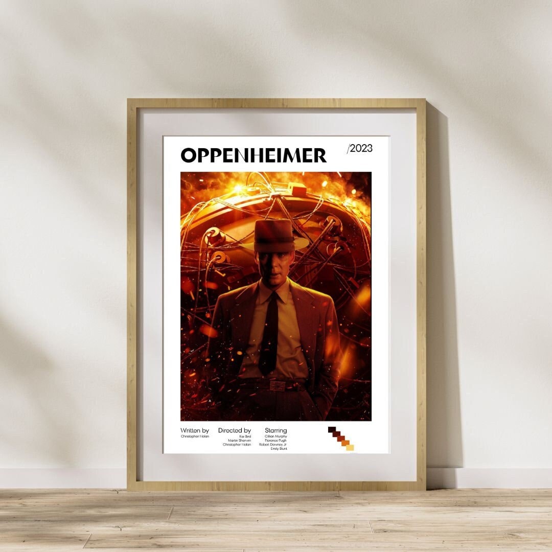 OPPENHEIMER Movie Poster, Oppenheimer Poster Print, Oppenheimer Wall ...