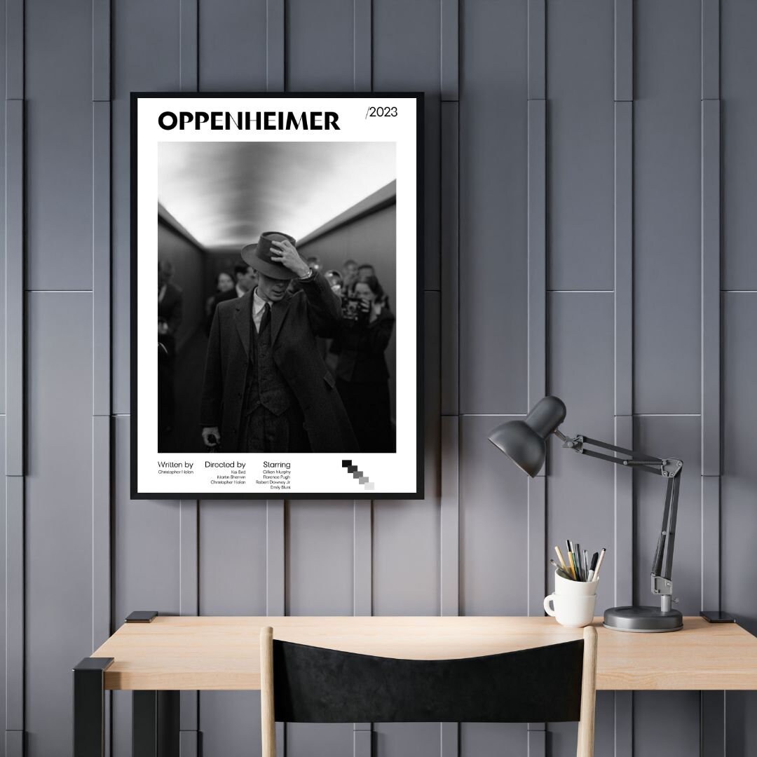 OPPENHEIMER Movie Poster Oppenheimer Poster Print - Etsy