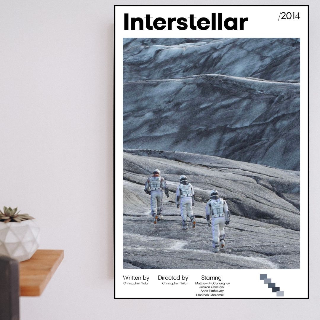 INTERSTELLAR Movie Poster, Interstellar Poster Print, Interstellar Wall ...
