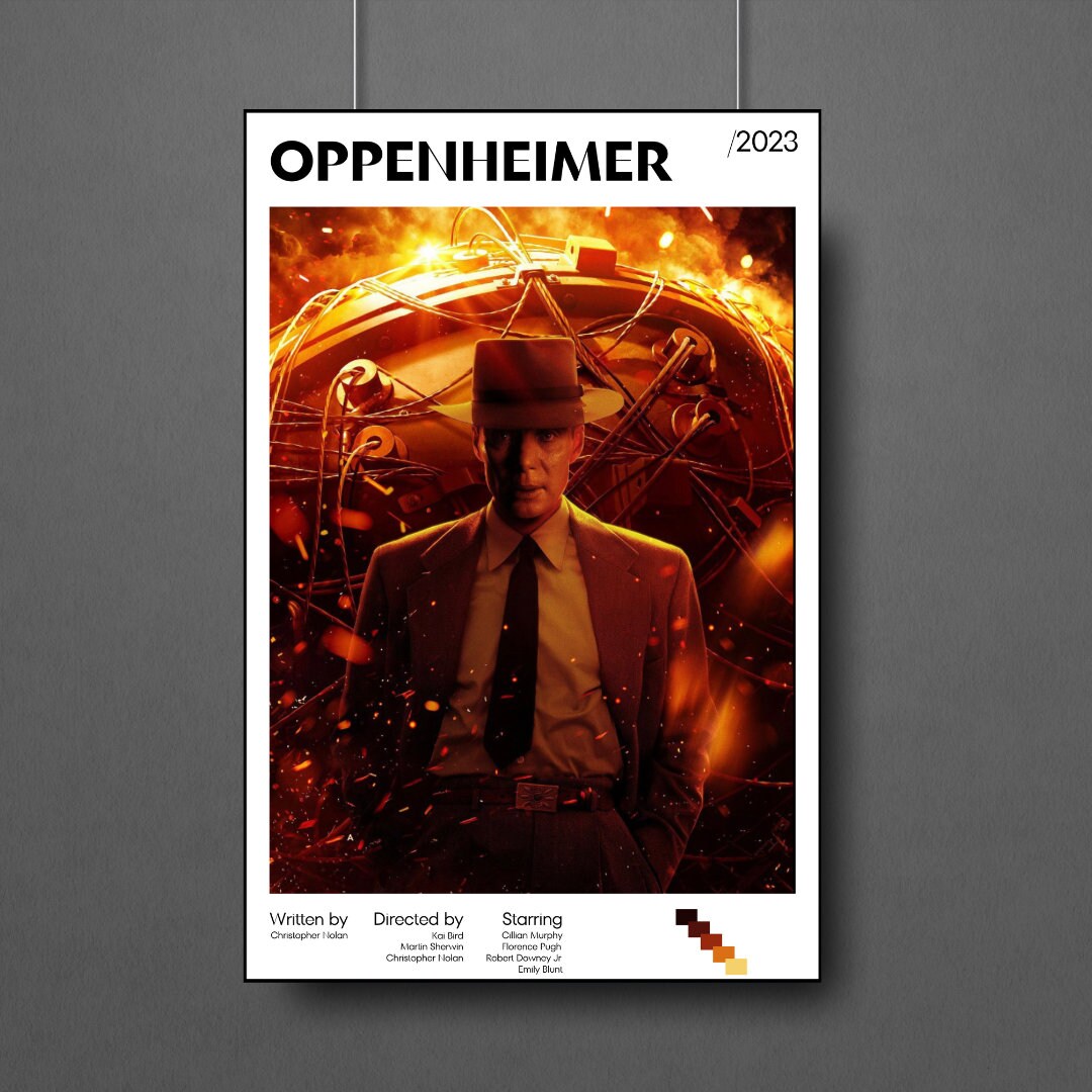 OPPENHEIMER Movie Poster, Oppenheimer Poster Print, Oppenheimer Wall ...
