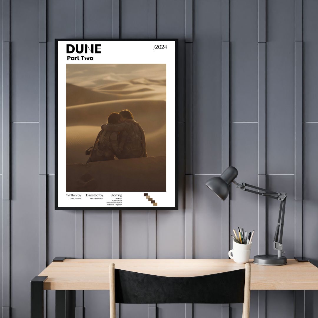 A DUNE PART TWO Movie Poster / Cult Movie Print/ Modern Movie Poster ...