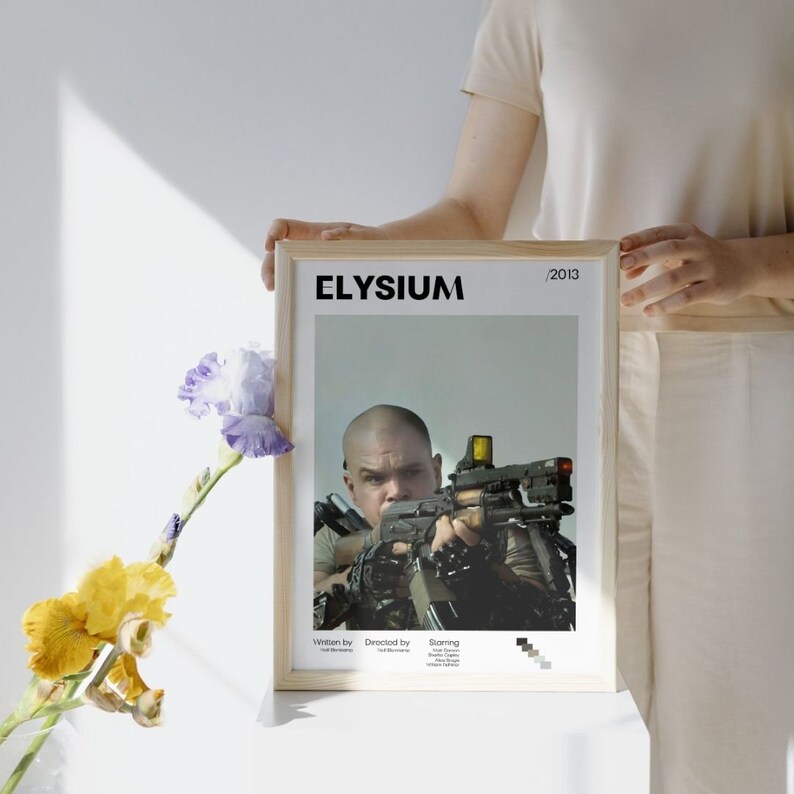 ELYSIUM Movie Poster, Elysium Poster Print, Elysium Wall Decor ...