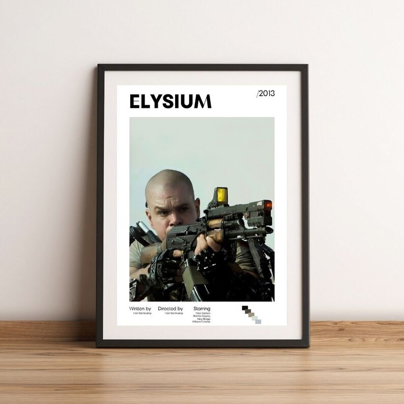 ELYSIUM Movie Poster, Elysium Poster Print, Elysium Wall Decor ...