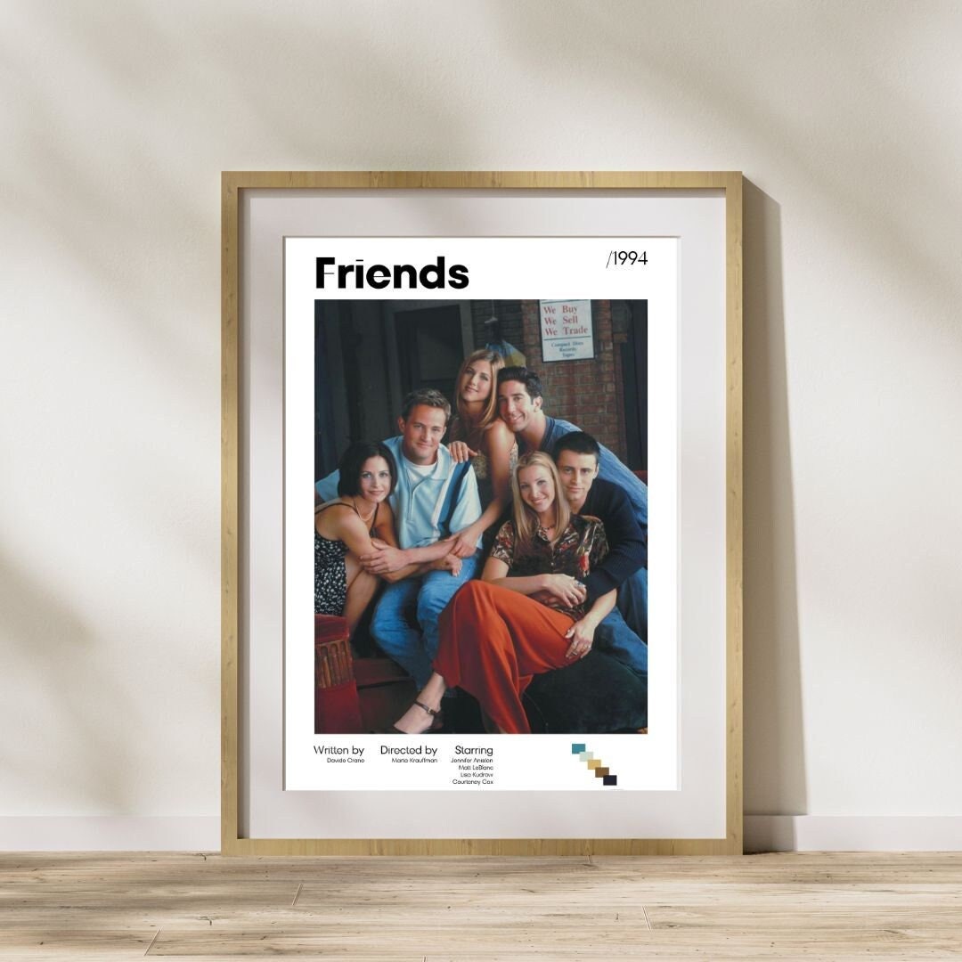 FRIENDS Movie Poster, Friends Poster Print, Friends Wall Decor, Friends ...