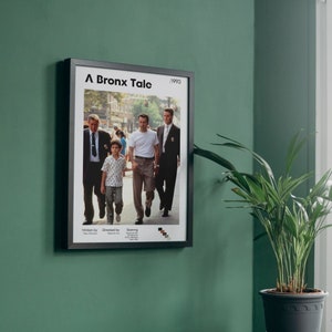 A BRONX TALE Movie Poster / Cult Movie Print/ Modern Movie Poster /A ...