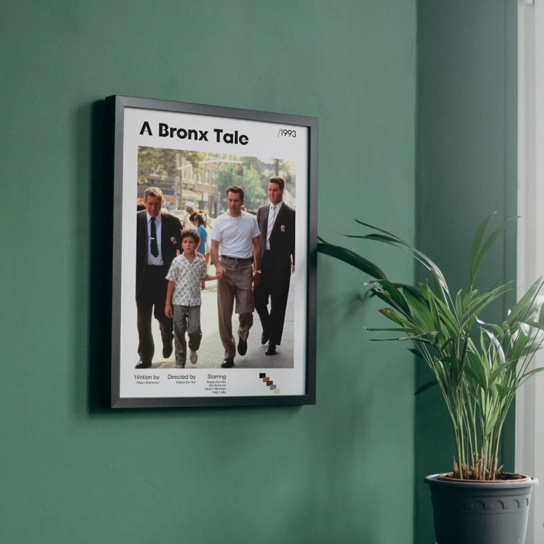 A BRONX TALE Movie Poster / Cult Movie Print/ Modern Movie Poster /A ...