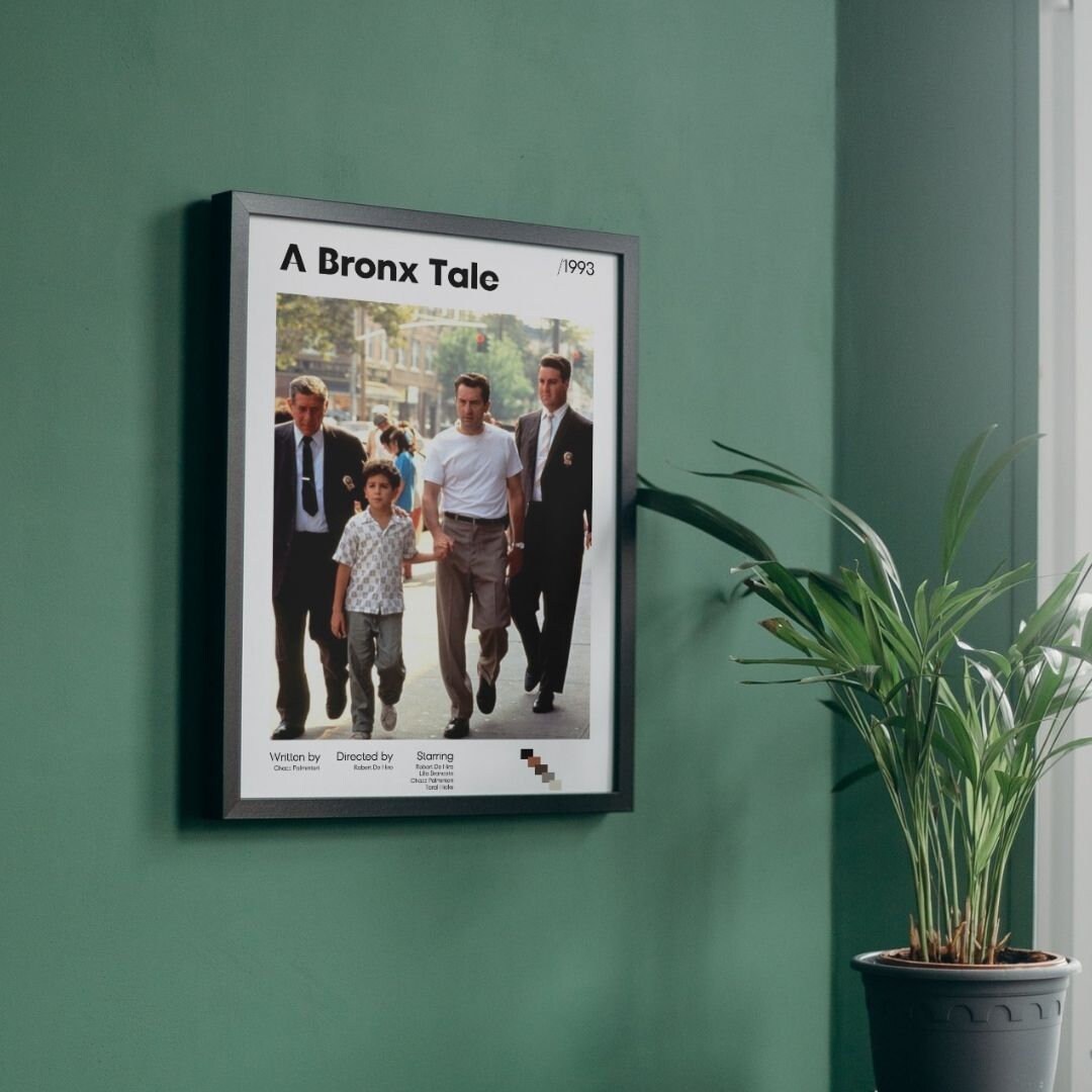A BRONX TALE Movie Poster / Cult Movie Print/ Modern Movie Poster /A ...