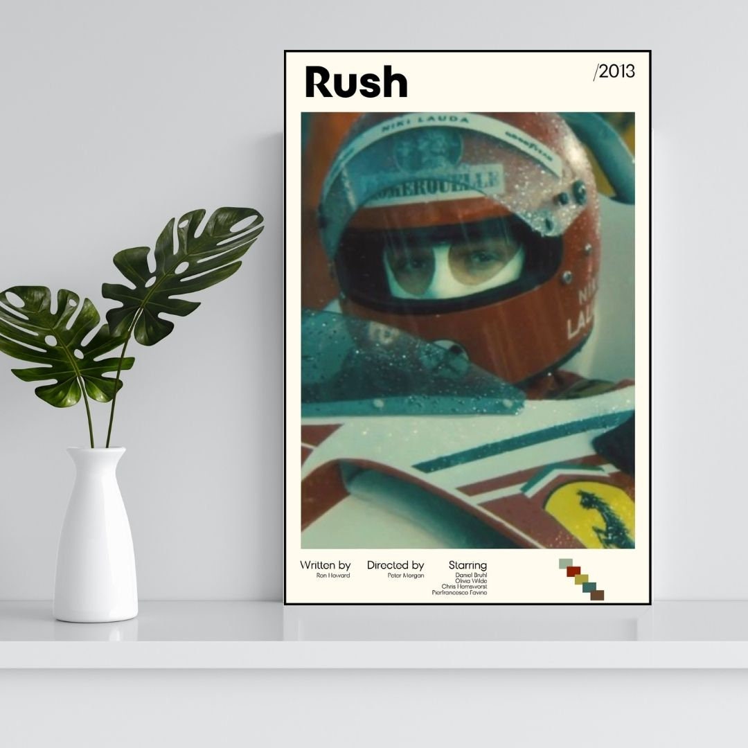 RUSH Movie Poster, Rush Poster Print, Rush Wall Decor, Rush Print ...