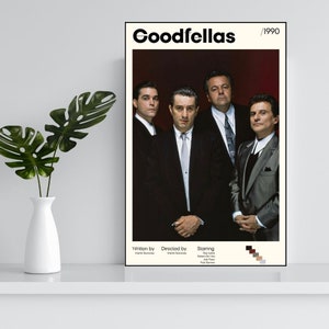 GOODFELLAS Movie Poster, Goodfellas Poster Print, Goodfellas Wall Decor ...