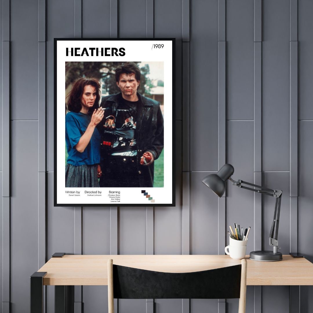 HEATHERS Movie Poster, Heathers Poster Print,heathers Wall Decor ...