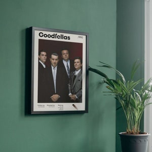 GOODFELLAS Movie Poster, Goodfellas Poster Print, Goodfellas Wall Decor ...