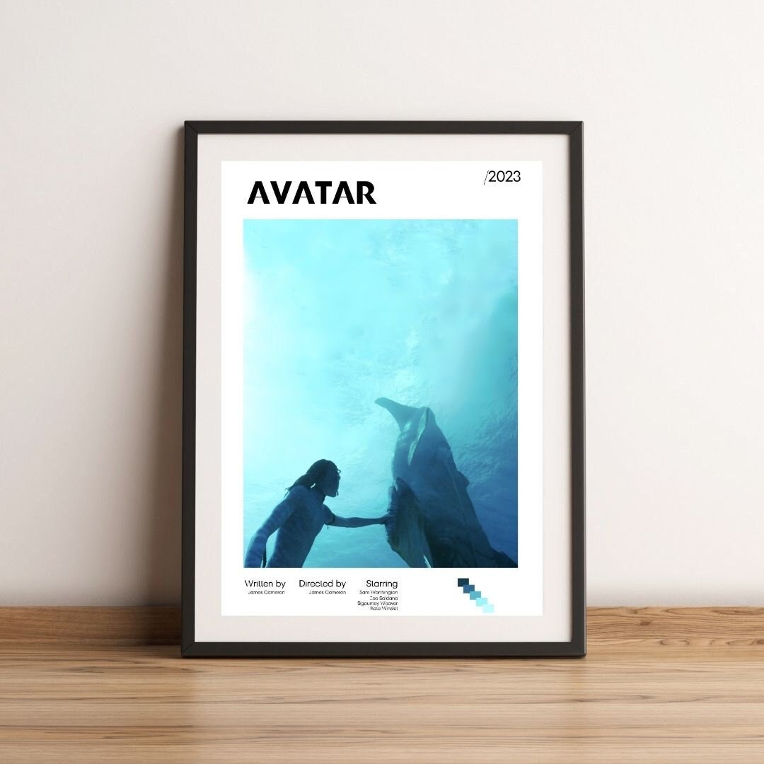 AVATAR Movie Poster / Cult Movie Print/ Modern Movie Poster / Avatar ...