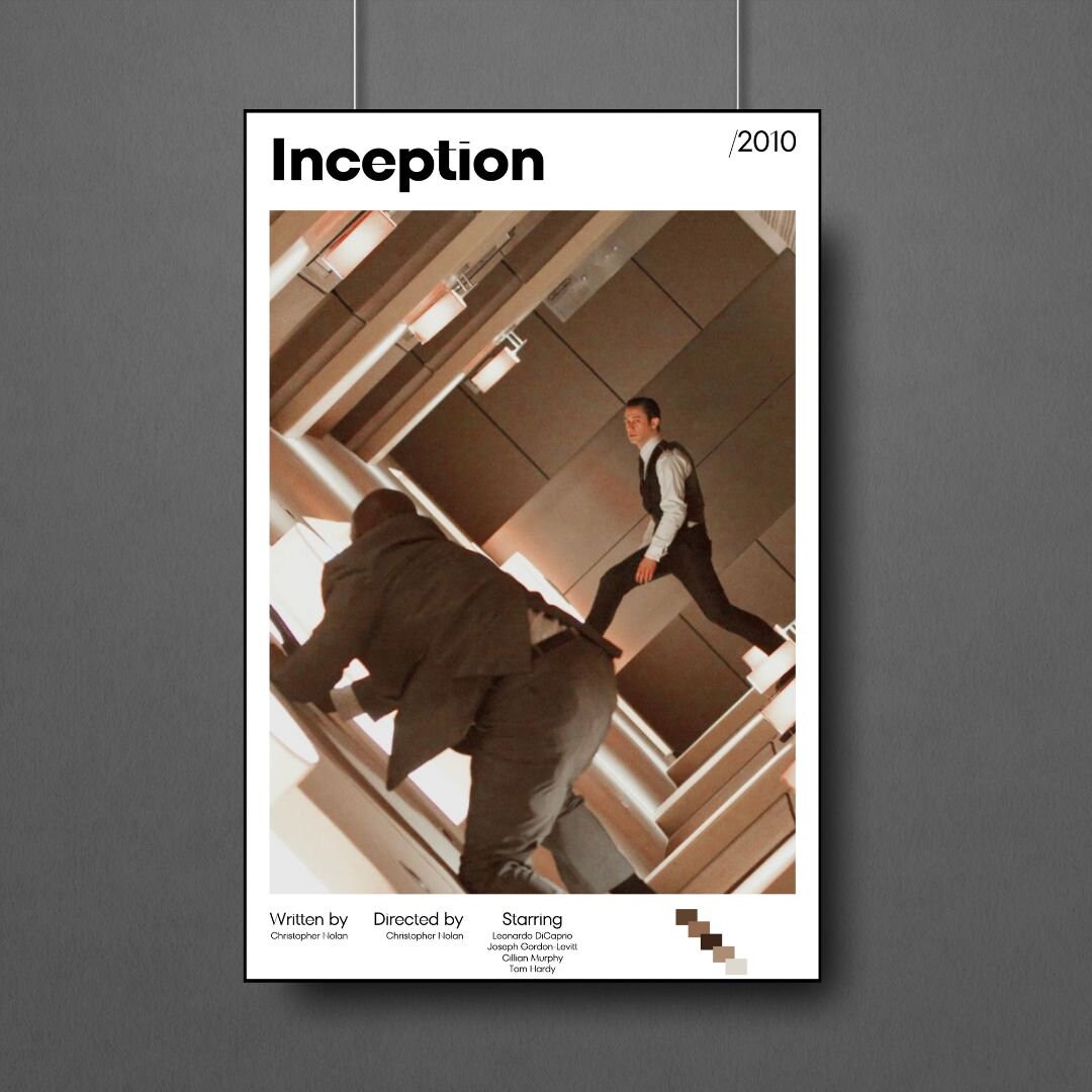 INCEPTION Movie Poster Inception Poster Print Inception Wall - Etsy