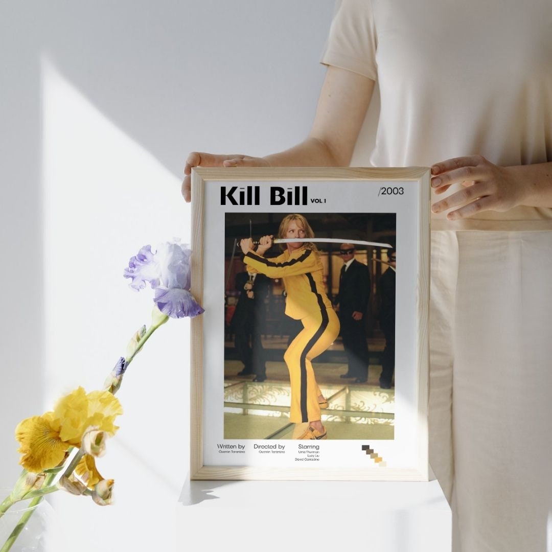 KILL BILL Movie Poster, Kill Bill Poster Print, Kill Bill Wall Decor ...