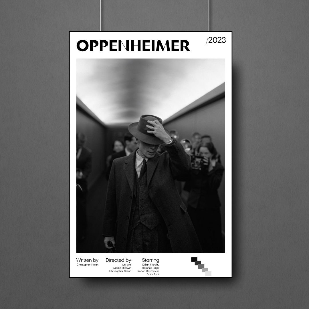 OPPENHEIMER Movie Poster Oppenheimer Poster Print - Etsy