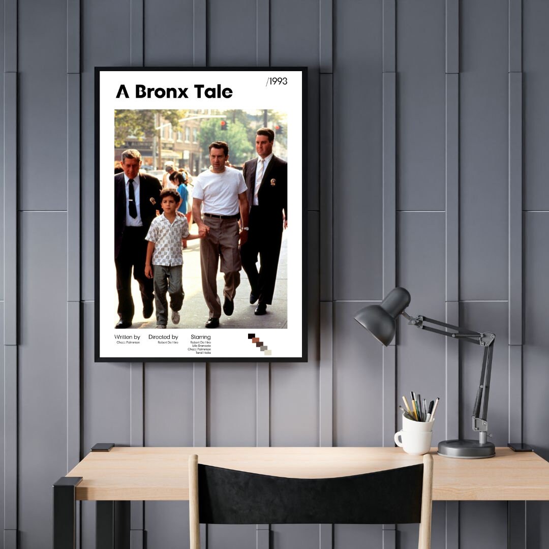 A BRONX TALE Movie Poster / Cult Movie Print/ Modern Movie Poster /A ...