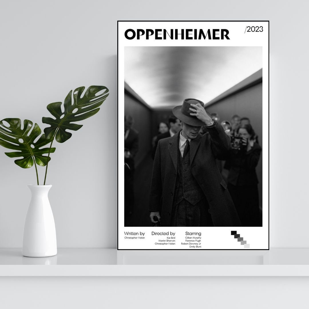 OPPENHEIMER Movie Poster Oppenheimer Poster Print - Etsy