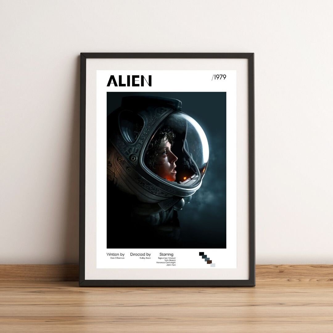 ALIEN Movie Poster, ALIEN Poster Print, ALIEN Wall Decor, Aesthetic ...