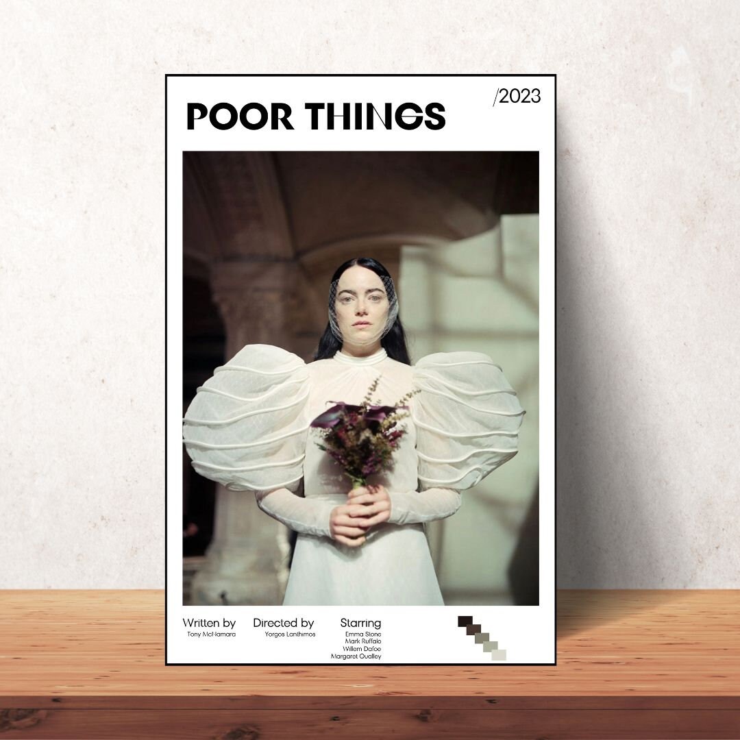 POOR THINGS Movie Poster, Poor Things Poster Print, Poor Things Wall ...