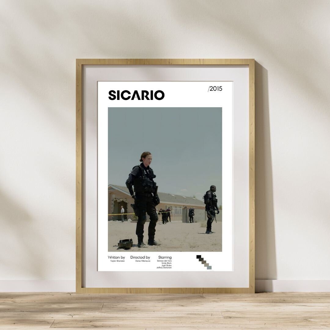 SICARIO Movie Poster, Sicario Poster Print, Sicario Wall Decor, the ...