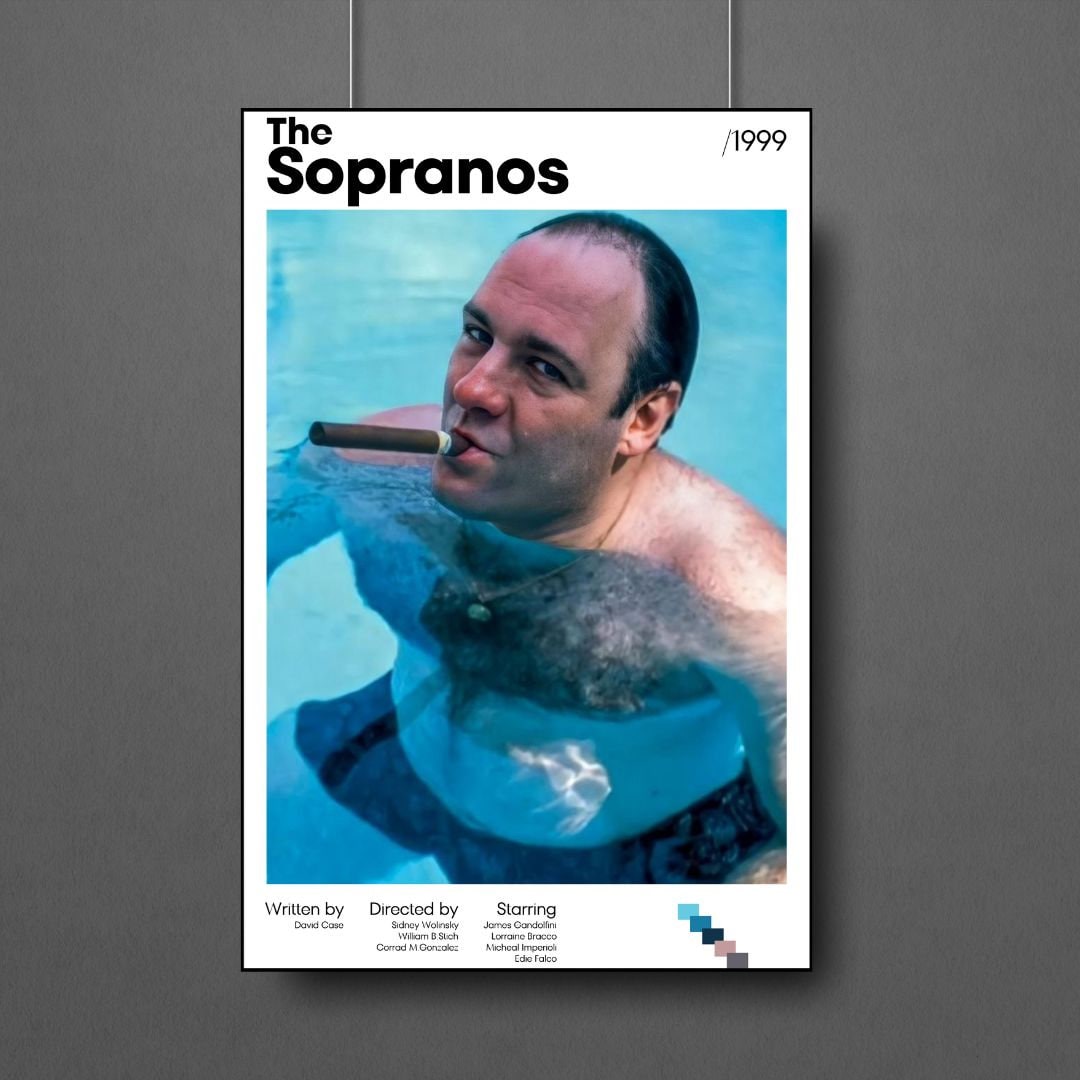 THE SOPRANOS Poster Modern TV Series Poster Print Tv Series - Etsy