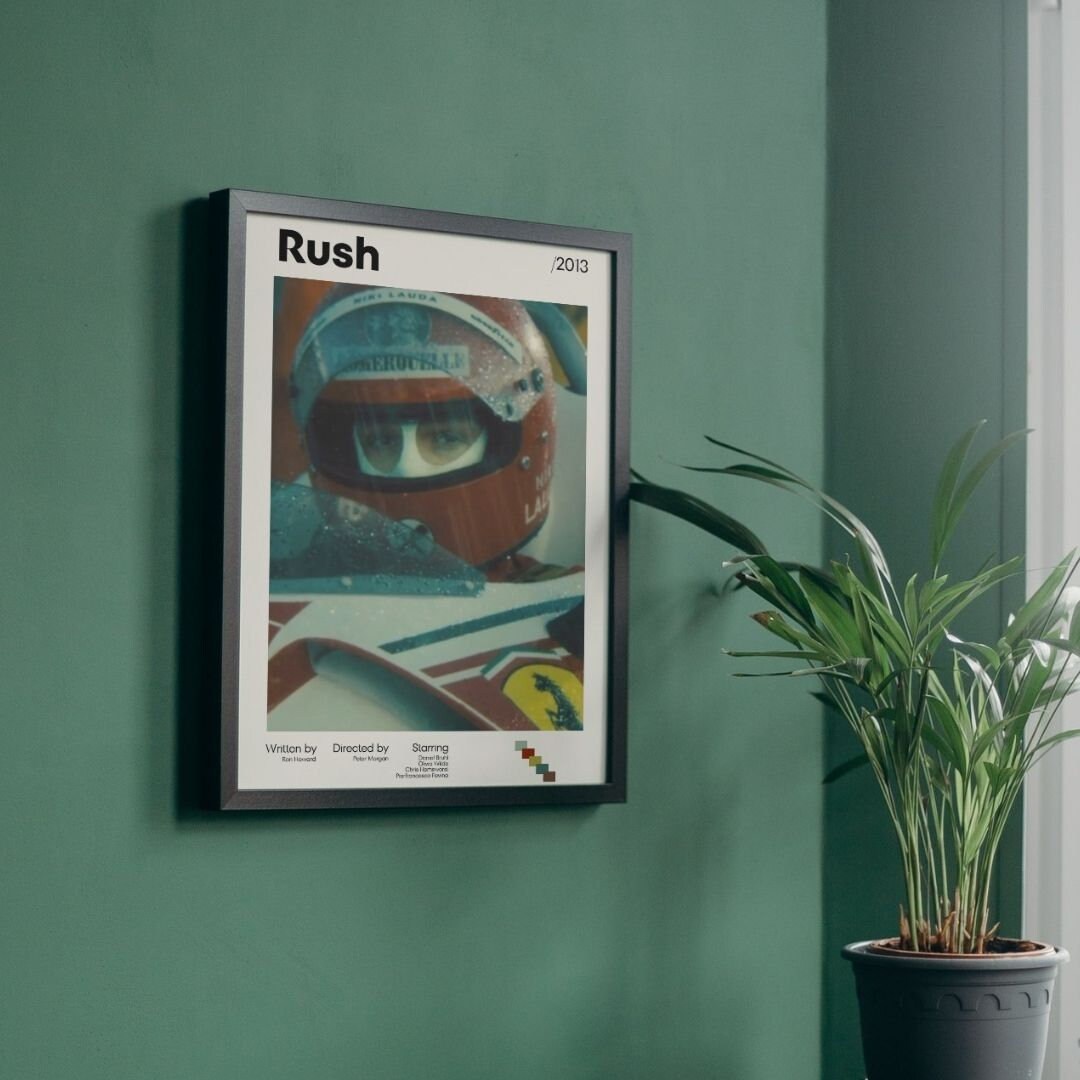 RUSH Movie Poster, Rush Poster Print, Rush Wall Decor, Rush Print ...