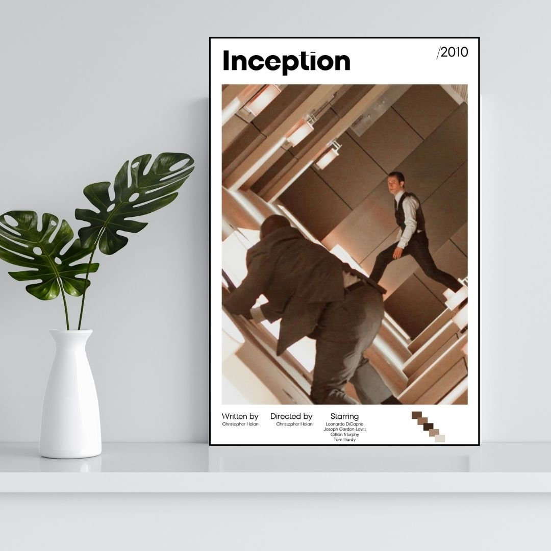 INCEPTION Movie Poster, Inception Poster Print, Inception Wall Decor ...