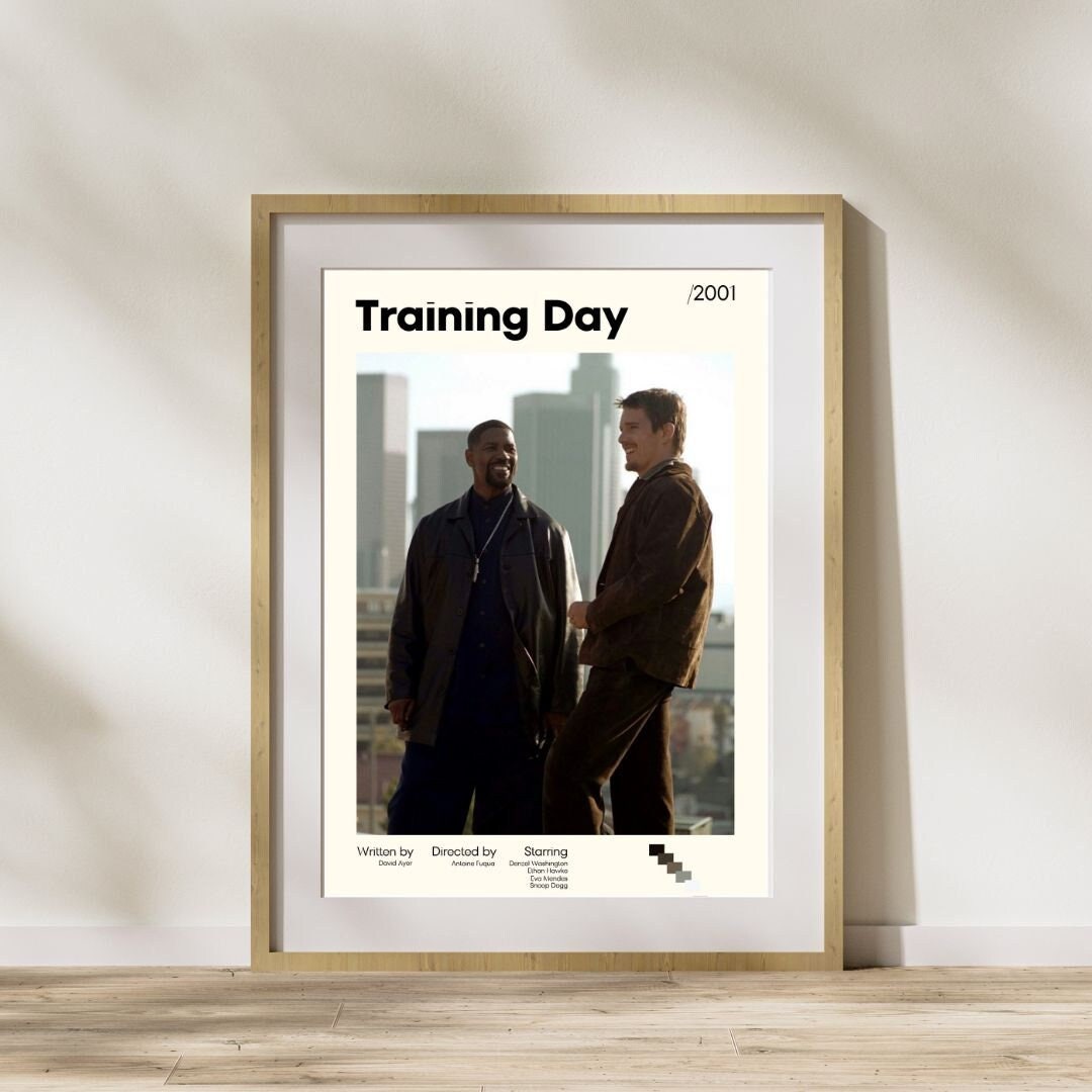 TRAINING DAY Movie Poster, Training Day Poster Print, Training Day Wall ...