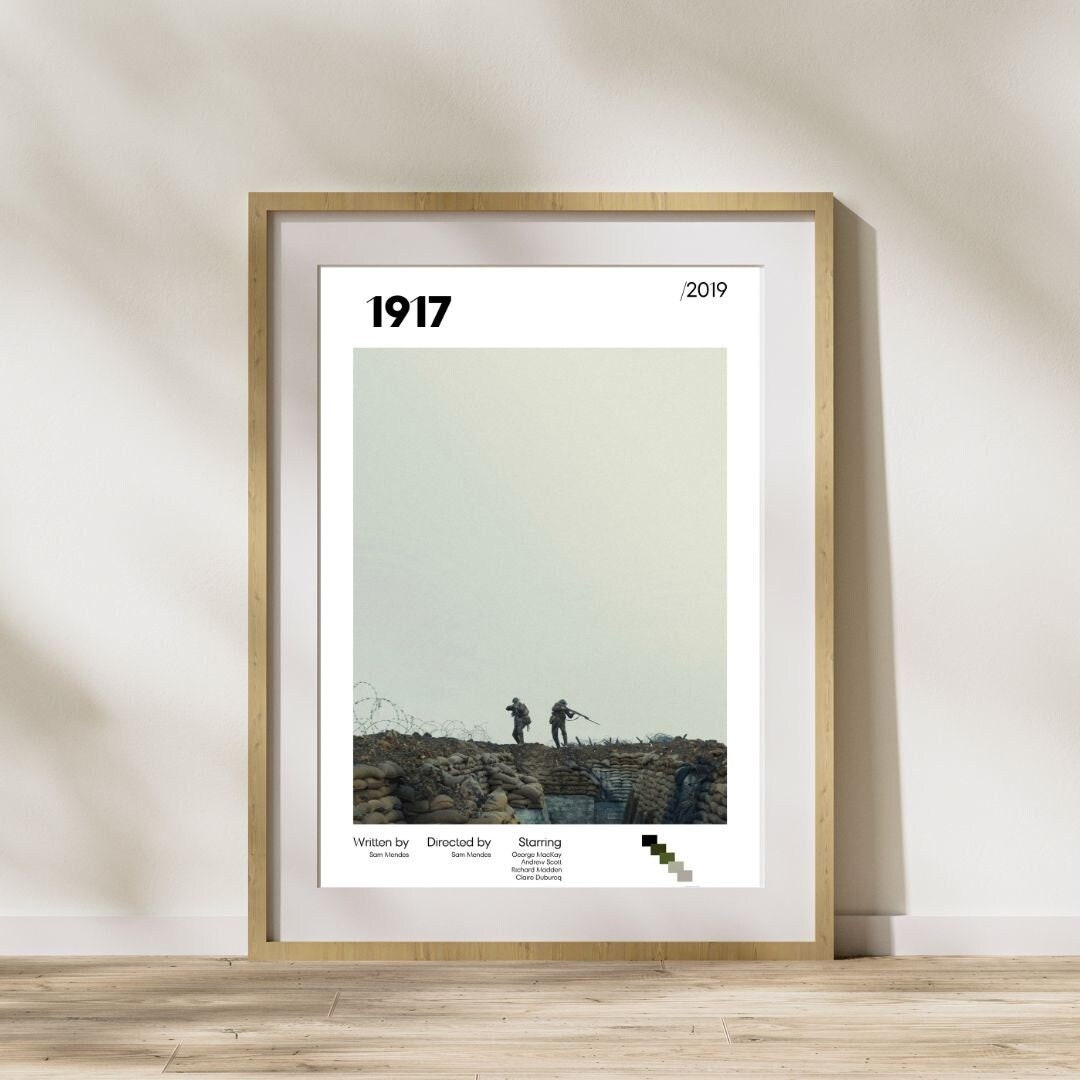 1917 Movie Poster, 1917 Poster Print, 1917 Wall Decor, Aesthetic Poster ...