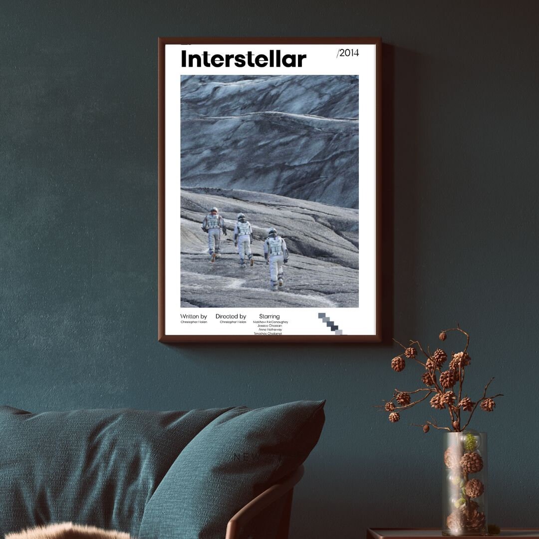 INTERSTELLAR Movie Poster, Interstellar Poster Print, Interstellar Wall ...