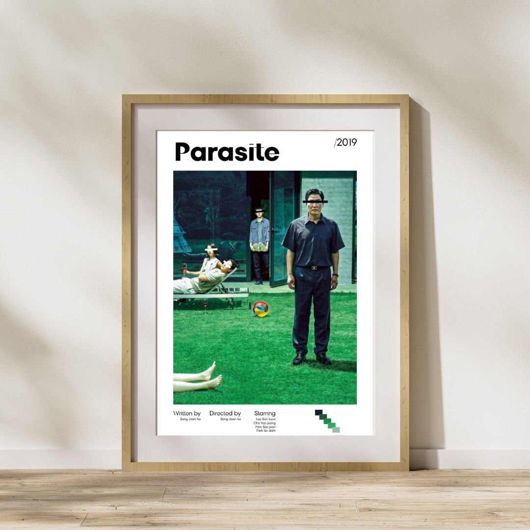 PARASITE Movie Poster, Parasite Poster Print, Parasite Wall Decor ...