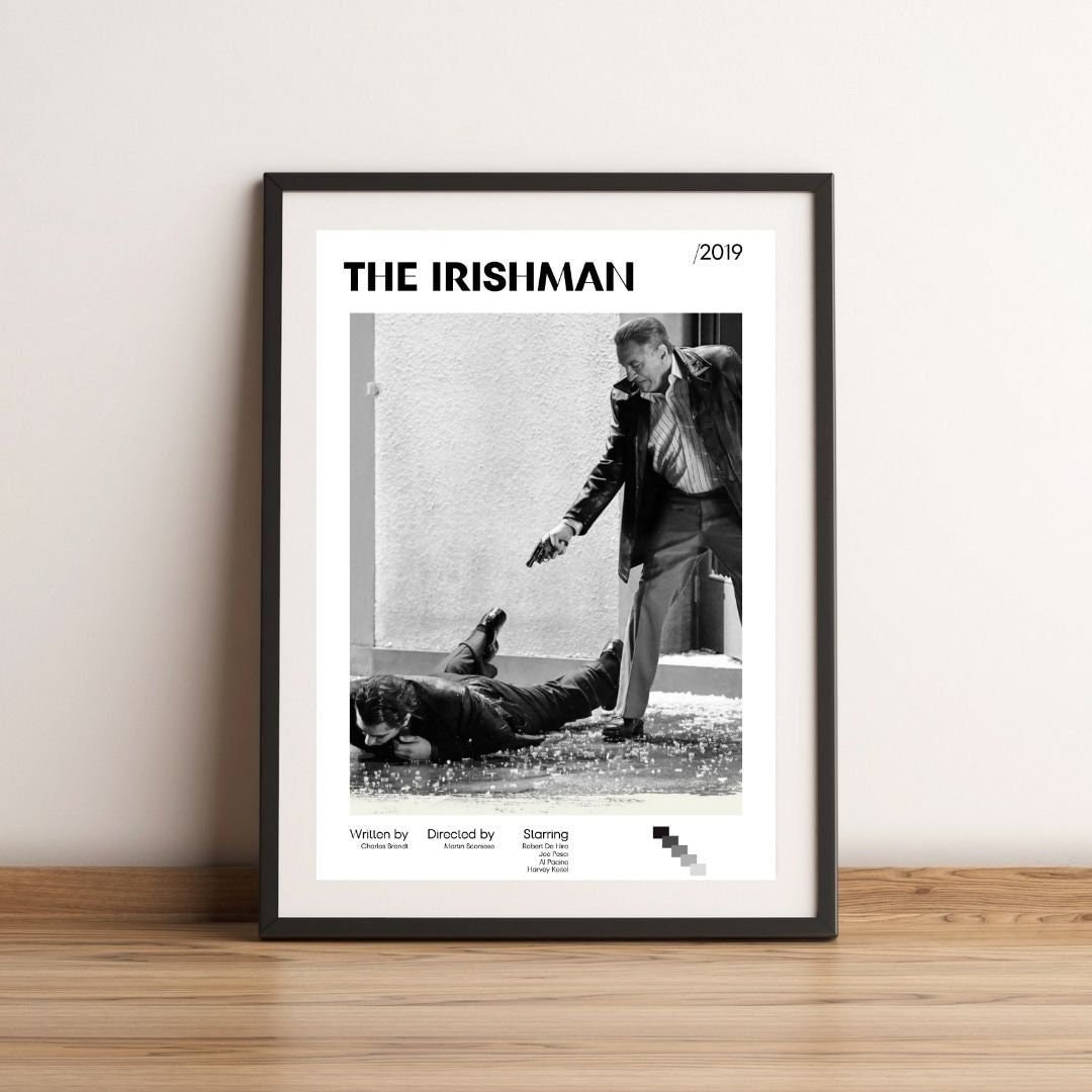 THE IRISHMAN Movie Poster, the Irishman Poster Print, the Irishman Wall ...