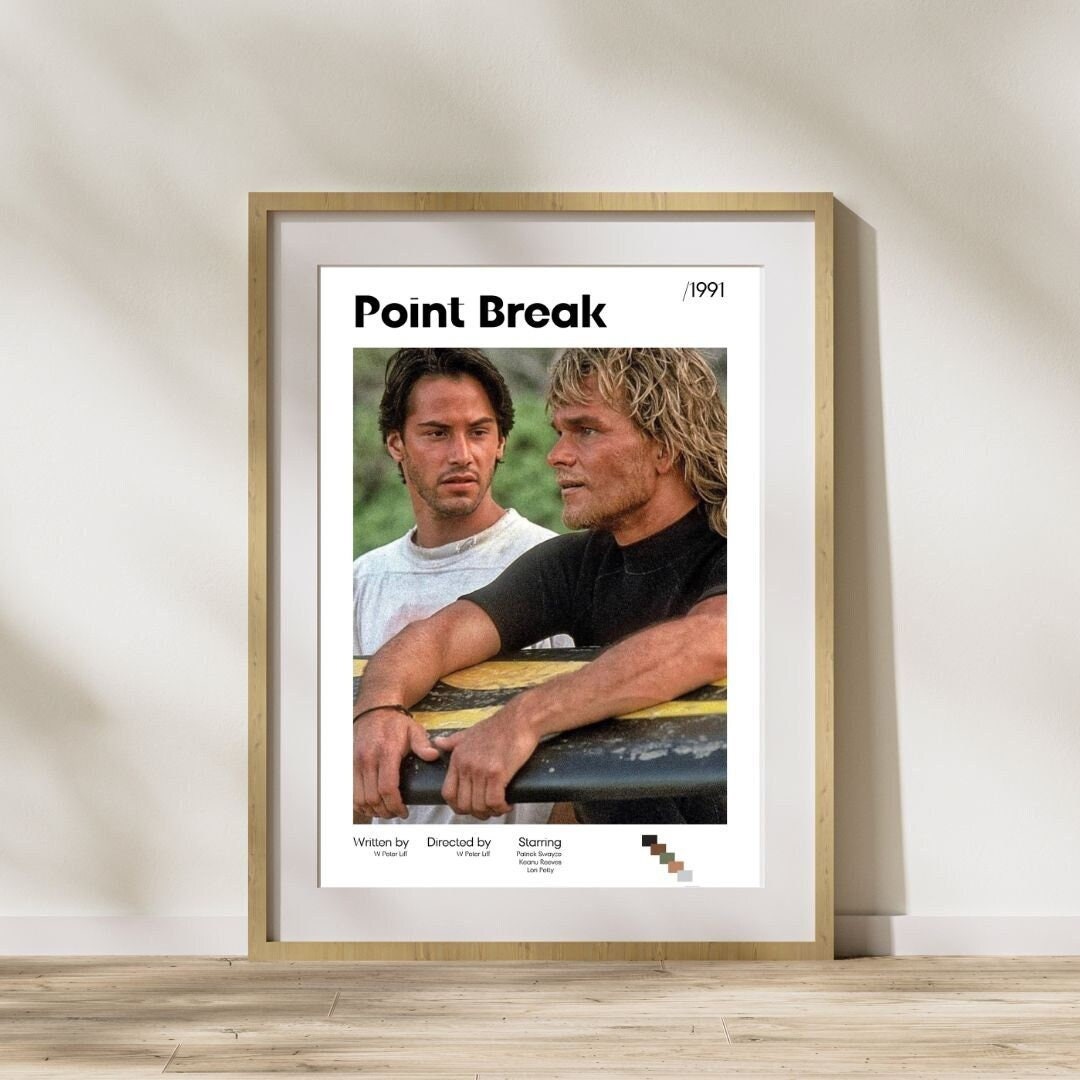 POINT BREAK Movie Poster, Point Break Poster Print, Point Break Wall ...