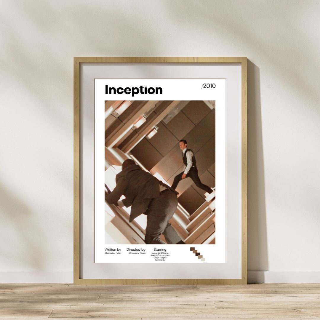 INCEPTION Movie Poster Inception Poster Print Inception Wall - Etsy