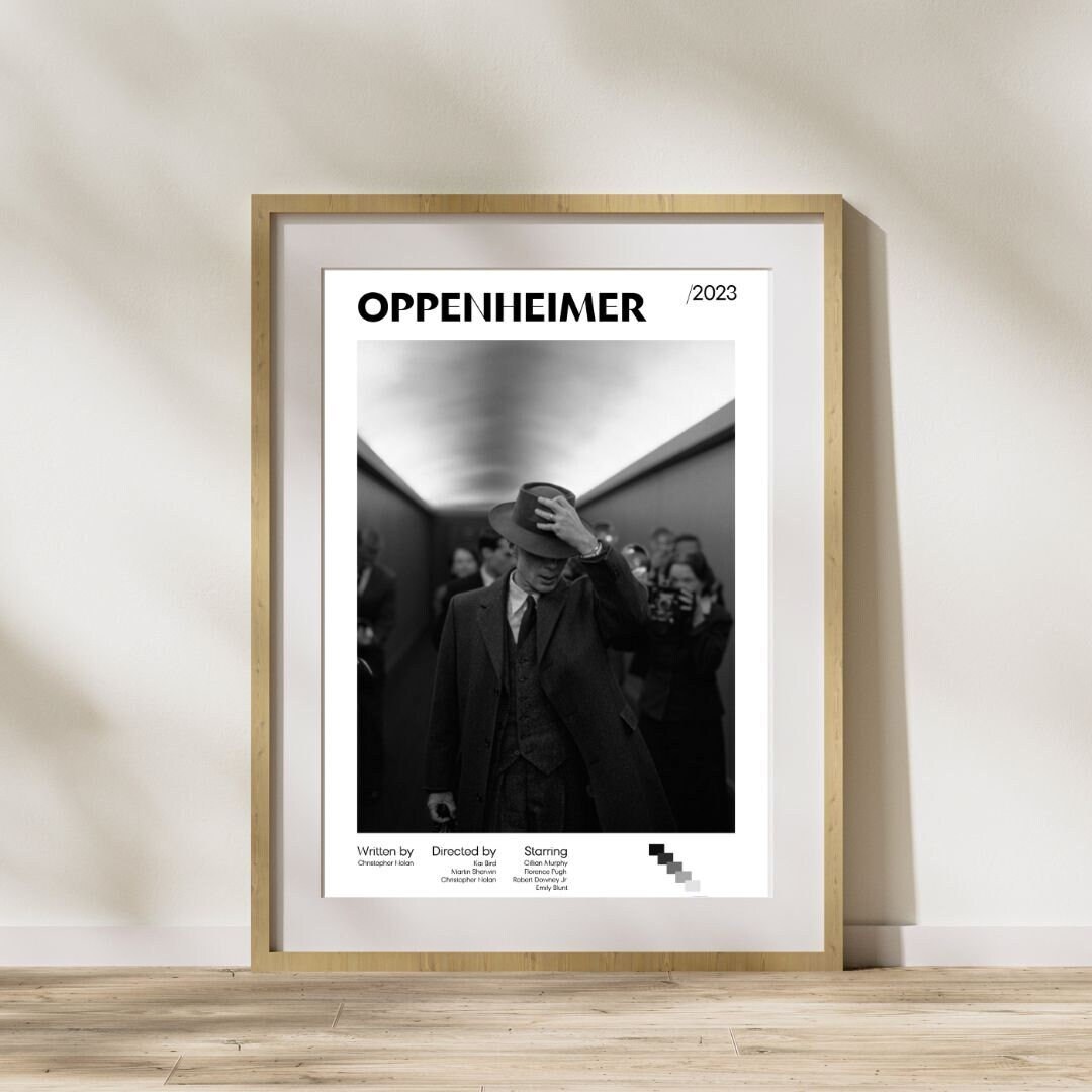 OPPENHEIMER Movie Poster Oppenheimer Poster Print - Etsy