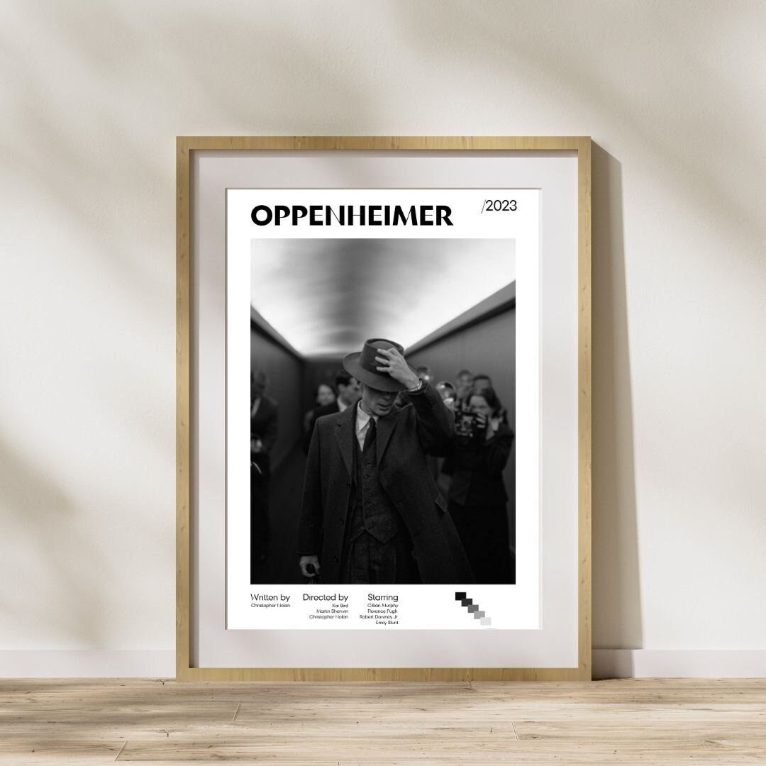 OPPENHEIMER Movie Poster Oppenheimer Poster Print - Etsy