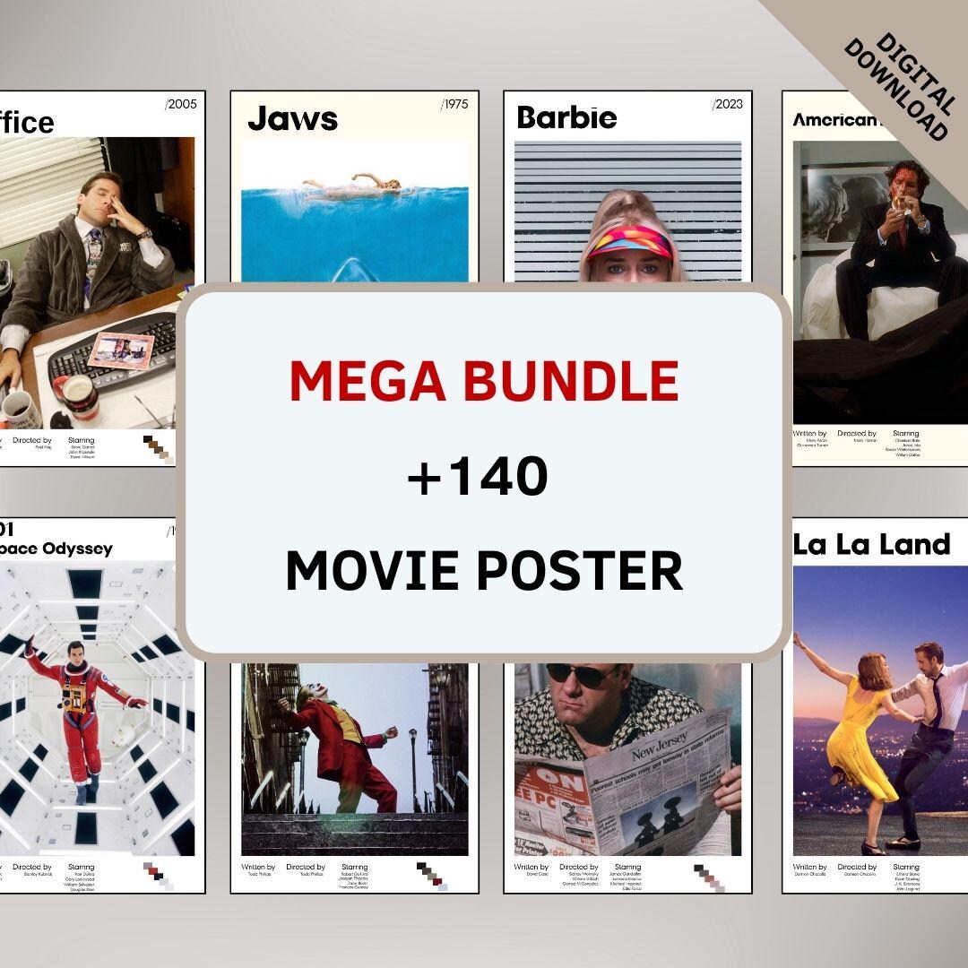 Movie Posters Collection, Movie Poster Bundle, Movie Posters Collection ...