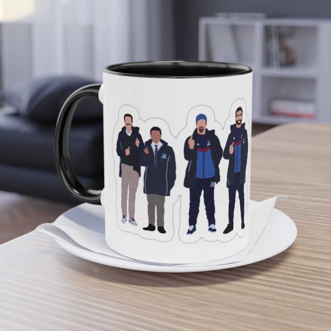 Ted Lasso Flipping Off Believe Two Tone Coffee Mug 11oz Etsy