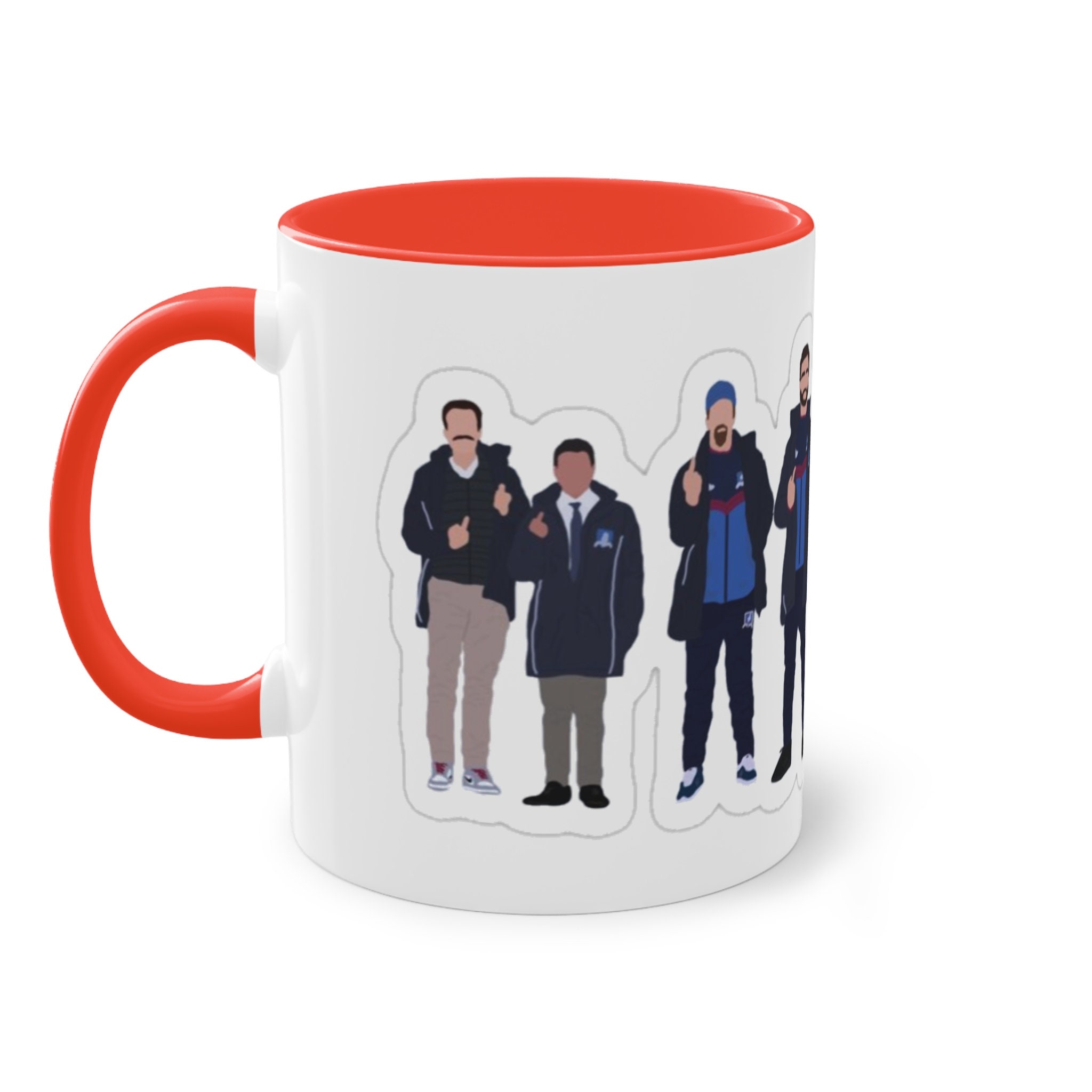 Ted Lasso Flipping off Believe Two-tone Coffee Mug, 11oz - Etsy