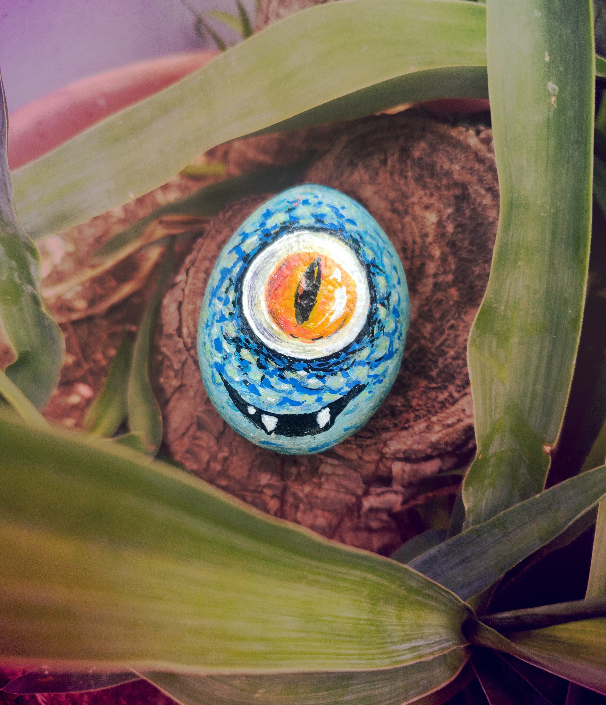 Halloween Cute One-eye Monster Cyclops Handdrawn Art on a - Etsy