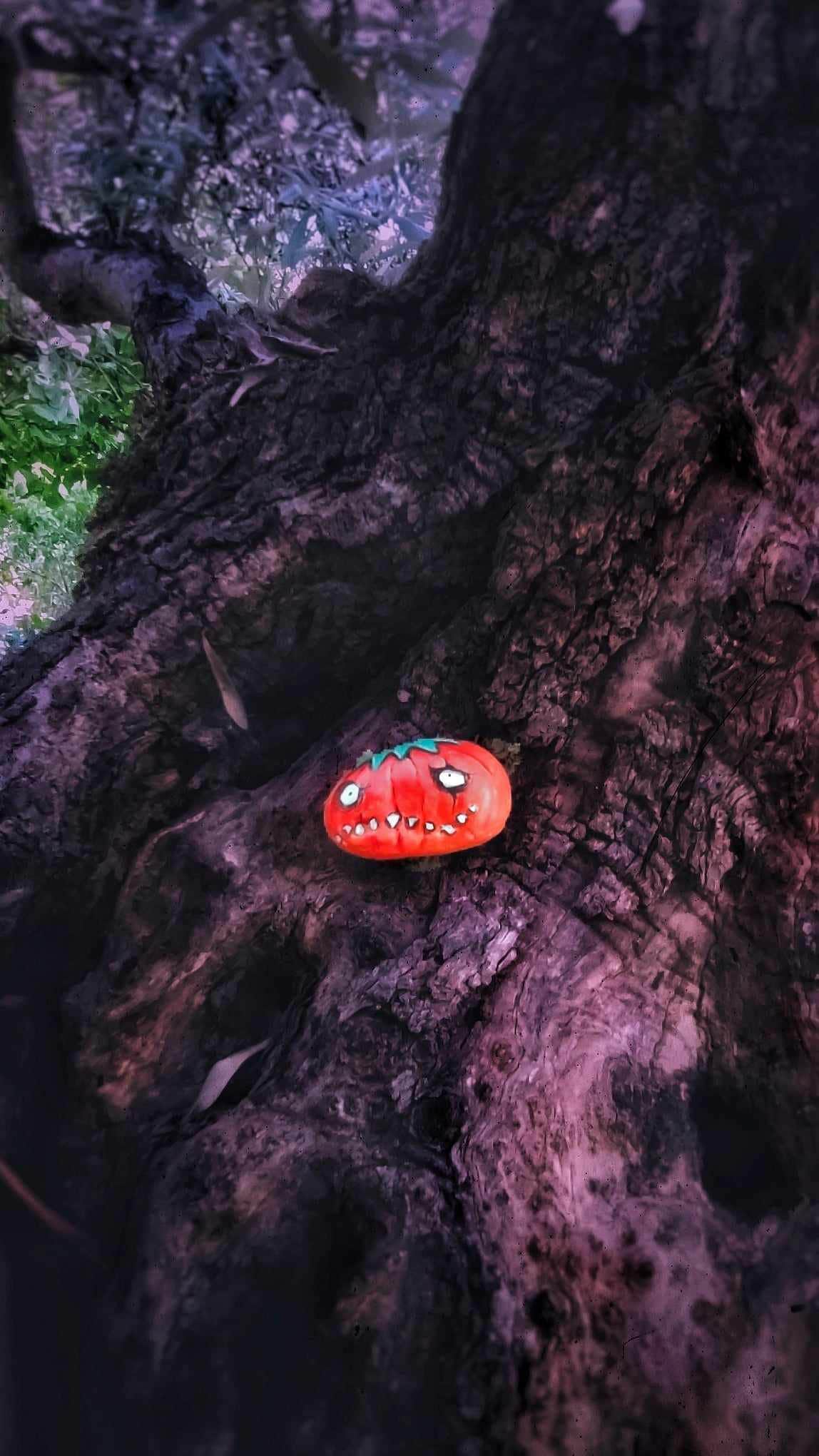 Halloween Pumpkin Pebble Stone - Etsy