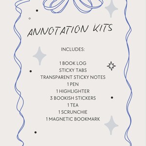 Annotation Kits, Everything but the Book, Book Club Accessories ...