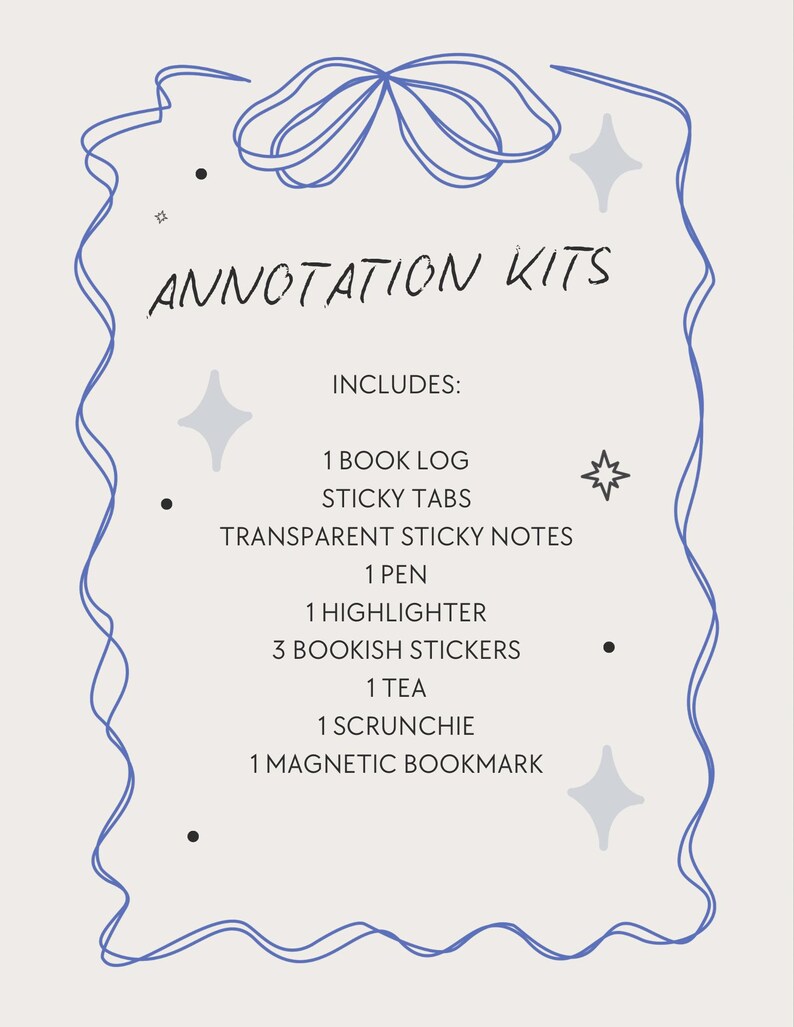 Annotation Kits, Everything but the Book, Book Club Accessories ...