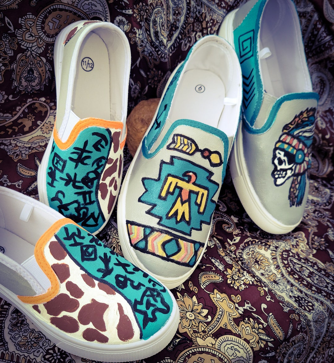Hand Painted Vans & Hey Dudes - Etsy