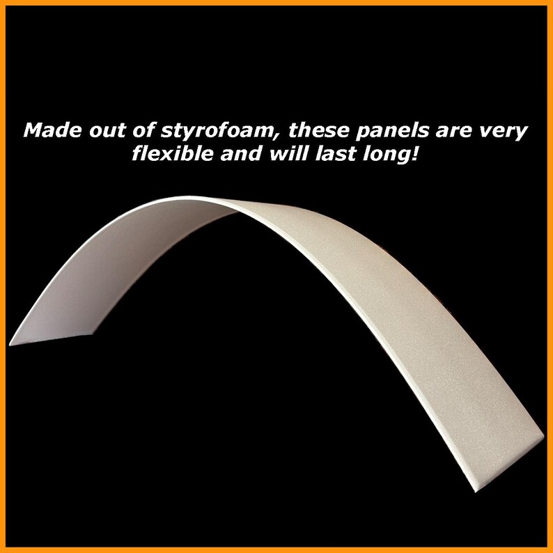 Ceiling Planks Panels, Styrofoam, Glue Up, 39.3" X 6.5", DIY - Plain ...