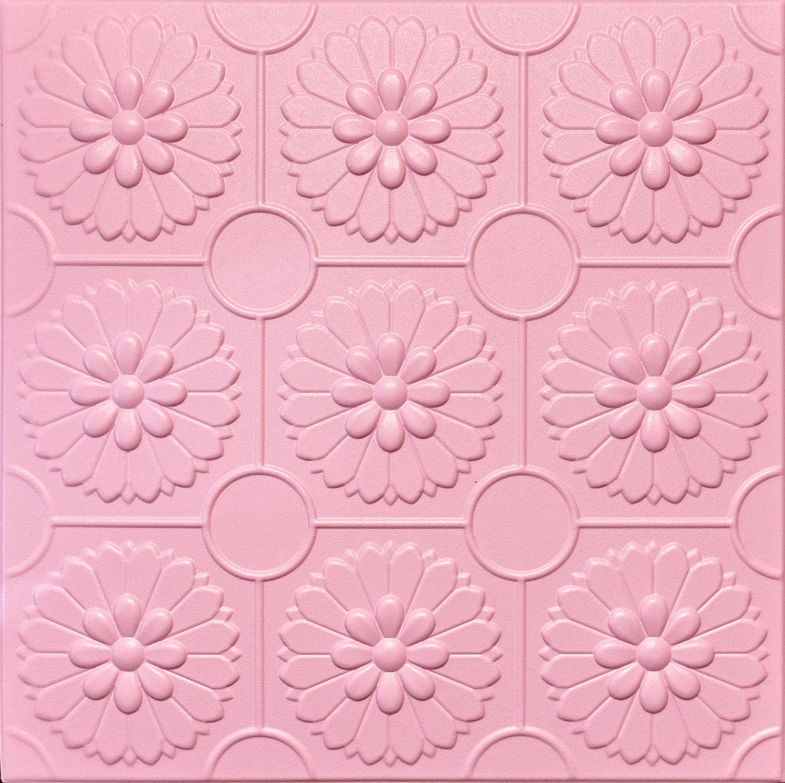 Ceiling Tile, Styrofoam, Glue Up, 20x20 - Barbie Pink - Pre-painted ...