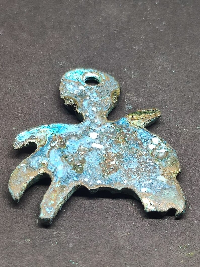 Rare Extremely Ancient Roman Bronze Amulet Authentic Artifact Amazing ...