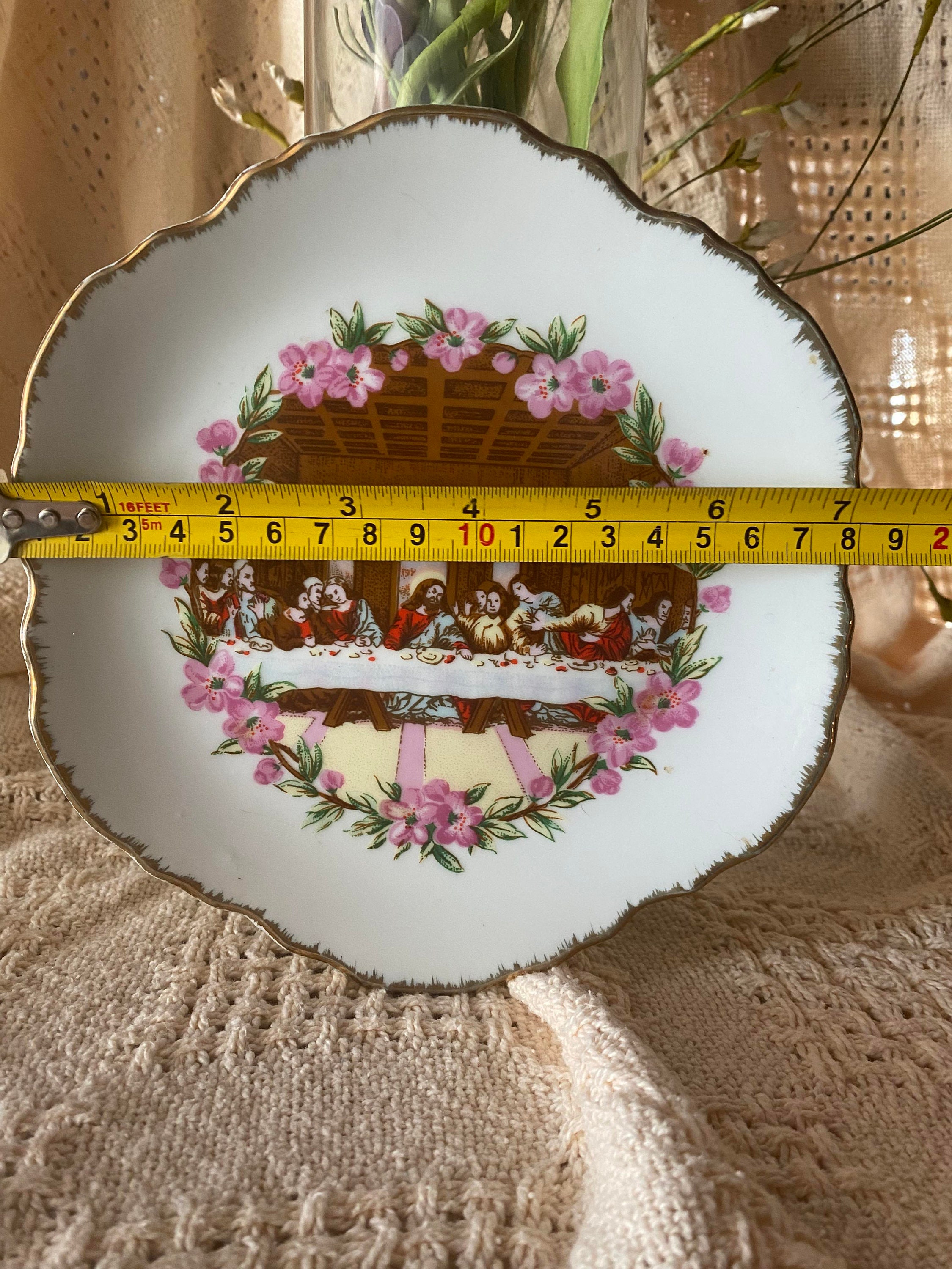 Vintage Last Supper Porcelain Decorative Plate. - Etsy